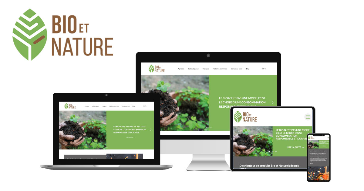 Bio Et Nature : La référence bio de Web2code - Web2code